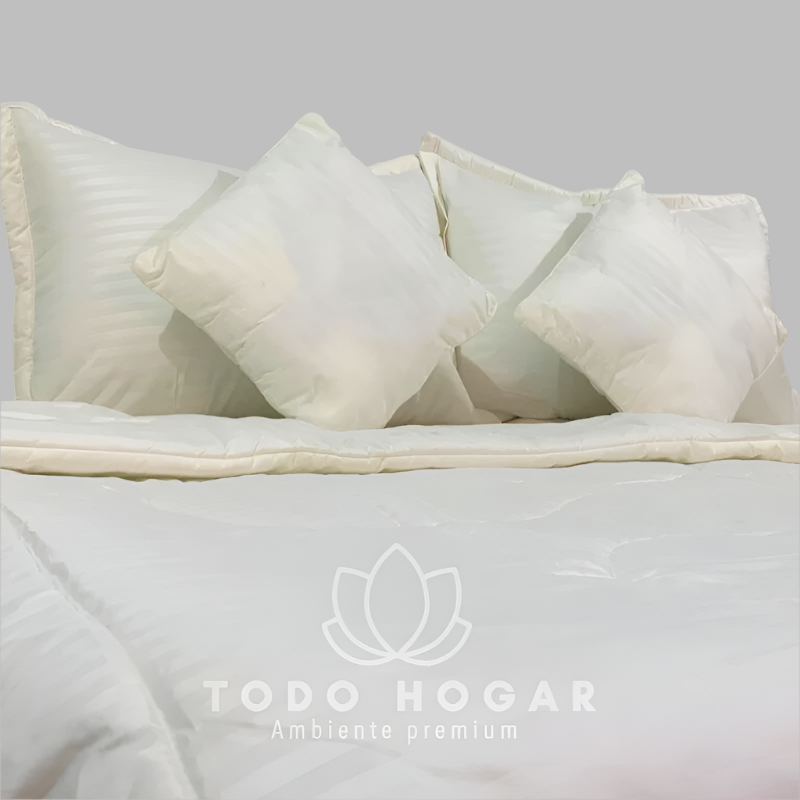 Plumón Acanalado TH MARFIL – Todo hogar